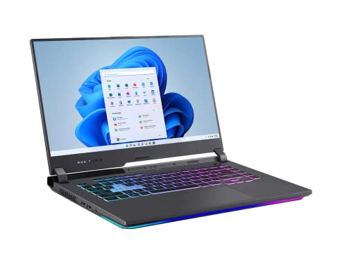 Asus 2022 ROG Strix G15 15.6'' FHD 144Hz Gaming Laptop, AMD Ryzen 7-4800H, 16GB RAM, 512B PCIe SSD, Backlit Keyboard, GeForce RTX 3060 Graphics, Windows 11 Home, Gray, 32GB Snowbell USB Card