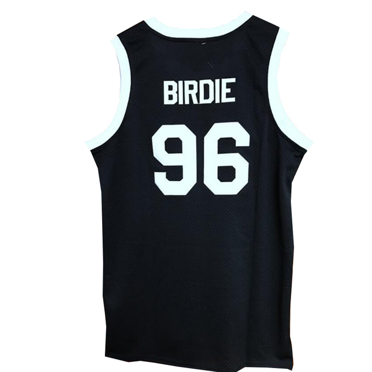 AIFFEE Men's Basketball Jersey 96 Tournament Shootout Jersey Size S-XXXL Black Color (M)