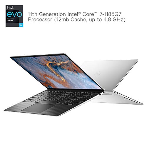 Dell XPS 13 9310 Touchscreen 13.4 inch FHD Thin and Light Laptop - Intel Core i7-1185G7, 16GB LPDDR4x RAM, 512GB SSD, Intel Iris Xe Graphics, 2Yr OnSite, 6 months Dell Migrate, Windows 10 Pro - Silver