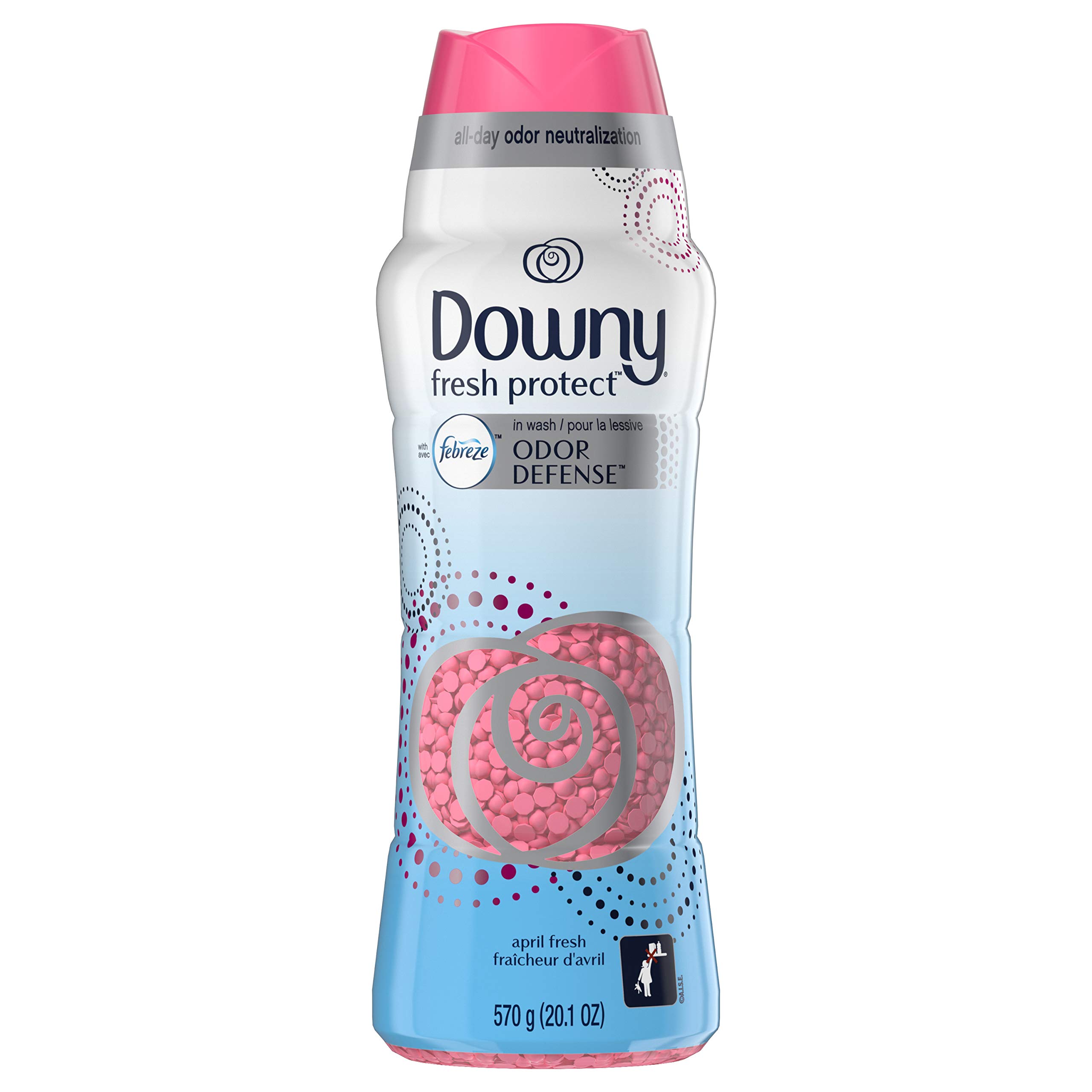 Tide PODS Plus Downy 4 in 1 HE Turbo Laundry Detergent Pacs with Downy Fresh Protect April Fresh with Febreze Odor Defense & Downy April Fresh Fabric Softener Dryer Sheets