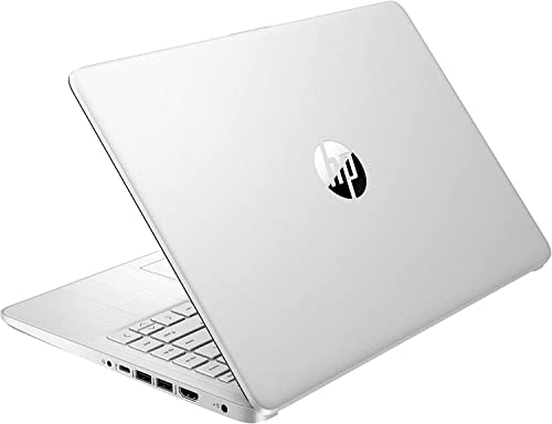 HP Laptop 14 Business Computer 14" HD Micro-Edge BrightView 11th Generation Intel Quad-core i5-1135G7 (Beats i7-1065G7) 32GB RAM 1TB SSD Iris Xe Graphic USB-C Win11 Silver + HDMI Cable