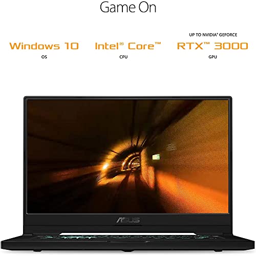 ASUS TUF Dash Ultra Slim Gaming Laptop | 15.6" 144Hz FHD IPS | Intel 4-Core i7-11370H | NVIDIA GeForce RTX 3050TI | 16G DDR4 512G NVMe SSD | USB-C | WiFi 6 | HDMI 2 | RJ45 | Thunderbolt4 | Win 11 Pro