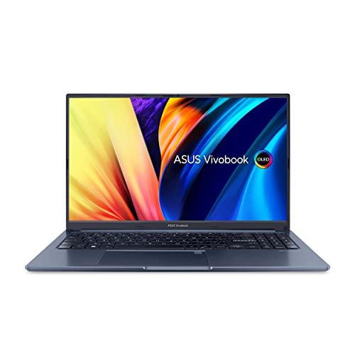 ASUS VivoBook 15X OLED Laptop, 15.6" OLED Display, AMD Ryzen 7 5800H CPU, AMD Radeon GPU, 16GB RAM, 512GB SSD, Windows 11 Home, Quiet Blue, M1503QA-ES74