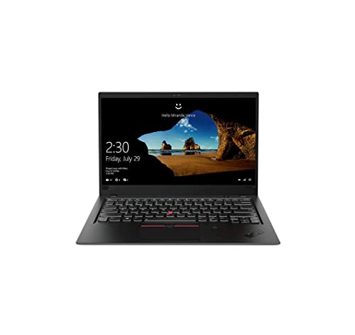 Lenovo ThinkPad X1 Carbon 6th Gen 14 inches LCD Ultrabook Intel Core i5 (8th Gen) i5-8250U Quad-core 1.6GHz 8GB LPDDR3 256GB SSD Windows 10 Pro 64-bit (Renewed)