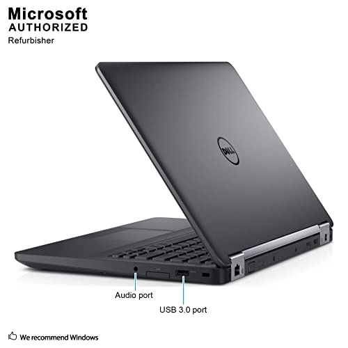 Dell Latitude E5470 14 inches HD, Core i7-6600U 2.6GHz, 16GB RAM, 512GB Solid State Drive, Windows 10 Pro 64Bit, Webcam, (Renewed)