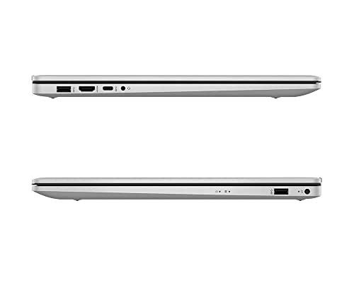 Newest HP Notebook Laptop, 17.3โโ Full HD Display, AMD Ryzen 5 5500U Hexa-Core Processor, 32GB RAM, 1TB PCIe SSD, Fingerprint Reader, Wi-Fi, Webcam, HDMI, Windows 11 Home, Natural Silver
