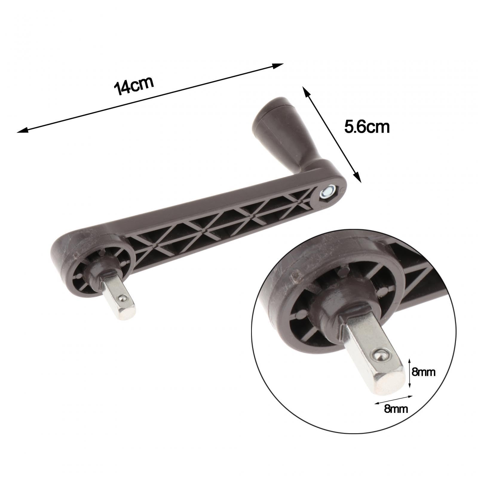 Gazechimp Patio Umbrella Accessories Umbrella Replacement Parts Sunshade Parts Adjustable Outdoor Umbrella Accessories for Beach Courtyard Patio Table, Crank handle
