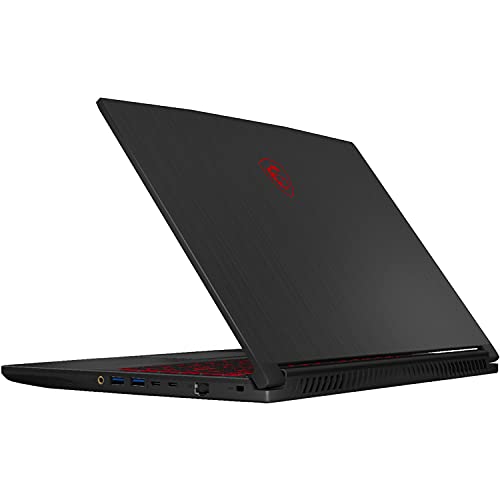 MSI GF65 Thin 3060 Gaming Laptop, 15.6" FHD 144Hz Display, Core i5-10500H 6-Core, GeForce RTX 3060 6GB, 16GB RAM 3200MHz, 512GB PCIe SSD, USB-C, WiFi 6, Ethernet, HDMI, Backlit, Win 10