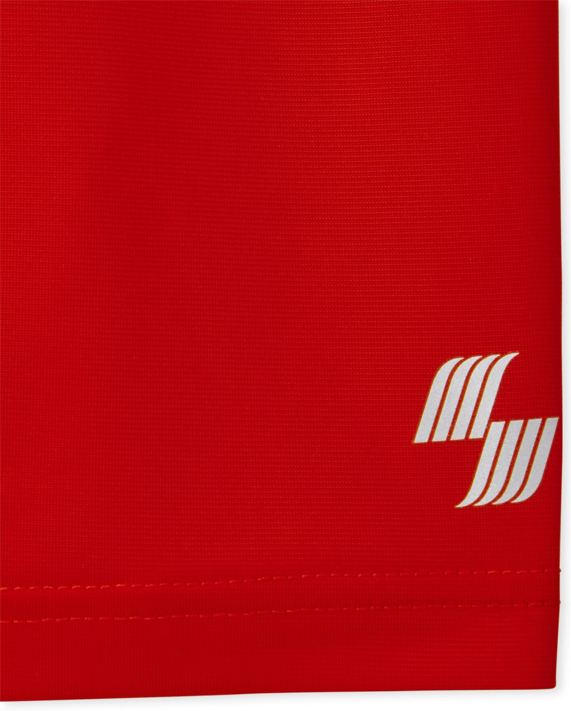 The Children's Place Boys' Athletic Basketball Shorts, Red, Small