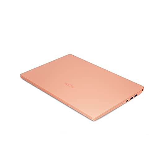 MSI Modern 14 Professional Laptop: 14" IPS-Level Thin Bezel Display,Intel Core i7-1165G7, Iris Xe, 8GB, 512GBSSD, Win10, Beige Mousse(B11MO-242)