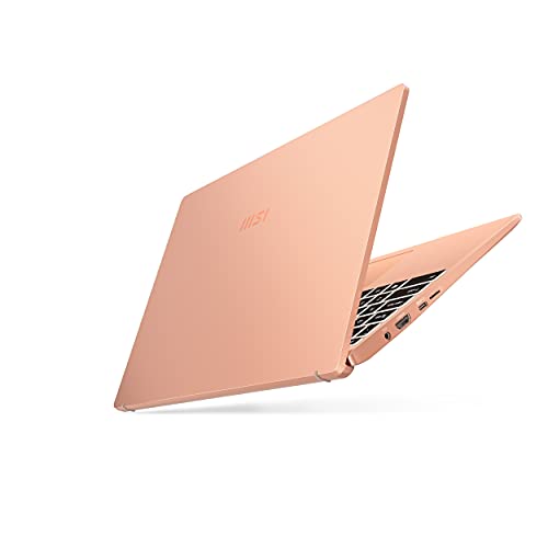MSI Modern 14 Professional Laptop: 14" IPS-Level Thin Bezel Display,Intel Core i7-1165G7, Iris Xe, 8GB, 512GBSSD, Win10, Beige Mousse(B11MO-242)
