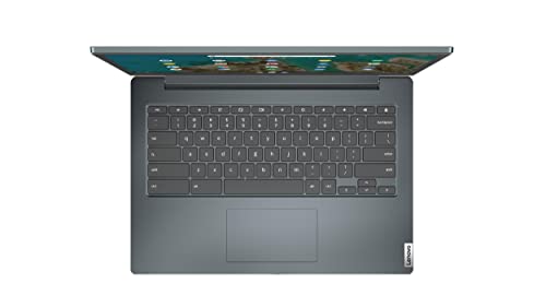 2022 Newest Lenovo Chromebook 14" Laptop Computer Business Student, Intel Celeron N4020 Dual-Core Processor,up to 2.80 GHz, 4GB RAM, 64GB eMMC,WiFi, Webcam, 10 Hours Battery, Chrome OS, +MarxsolCables
