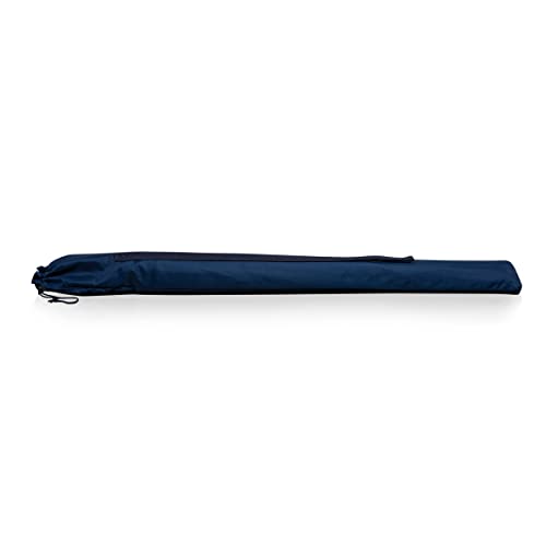 PICNIC TIME Outdoor Canopy Sunshade Beach Umbrella 5.5', Small Patio Umbrella, Beach Chair Umbrella, (Navy Blue)