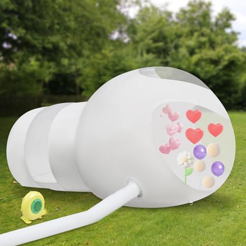Inflatable Bubble House, Clear Inflatable Bubble Tent Dome with Blower, Luxury 9.8ft Diameter Bubble House & 6.5ft Channel Perfect for Outdoor Backyard Festival Party