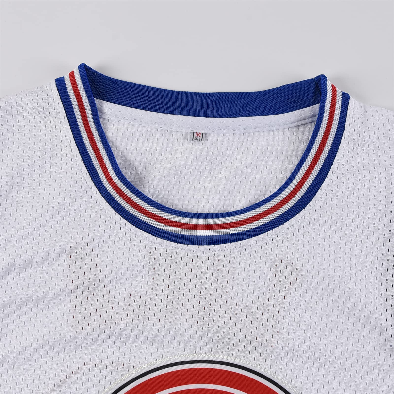 Men's Bugs 1 Space Movie Jersey Basketball Jersey White Size L