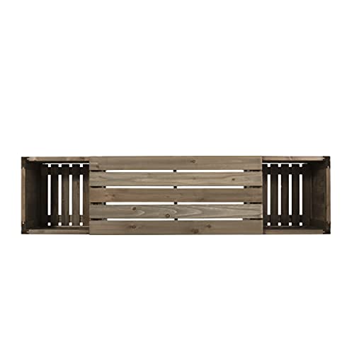 Christopher Knight Home Elina Planter Bench, Gray