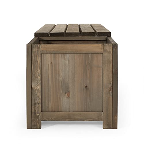 Christopher Knight Home Elina Planter Bench, Gray