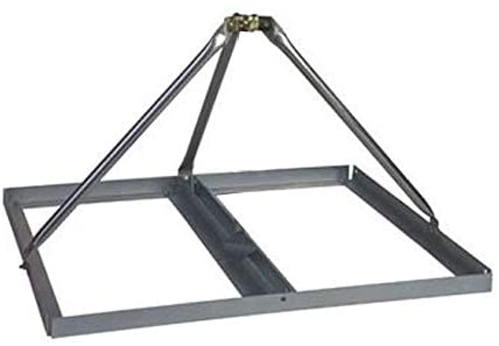 Non-Penetrating Roof Mount for 2.25" Masts. Flat Roof Mount Only (No Mast Included)