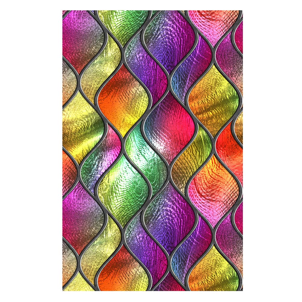 BESPORTBLE 1pc Cellophane Frosted Window Film for Glass Stained Glass Window Film Mirror Stickers 3D Privacy Window Sticker Static Window Decal Window Film Stained Glass Static Window Cling