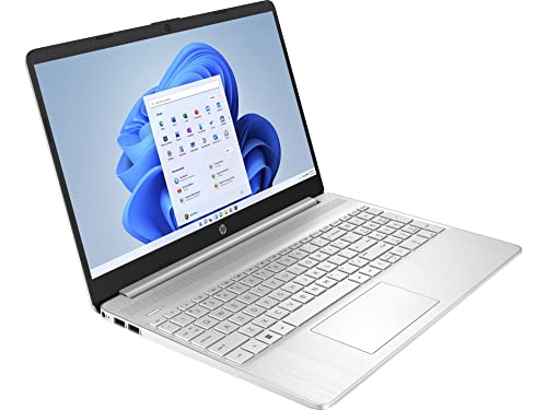 HP 2022 15.6" Touchscreen Laptop, 11th Gen Intel Core i3-1115G4 Processor, 16GB RAM, 256GB PCIe SSD, Intel UHD Graphics, HD Webcam, Windows 11 S, Natural Silver, 32GB Snowbell USB Card
