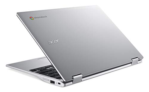 Acer Convertible Chromebook Spin 311, 11.6" HD IPS Touch, MediaTek MT8183 Processor, 4GB RAM, 32GB eMMC, Chrome OS, Silver, CP311-3H-K4S1