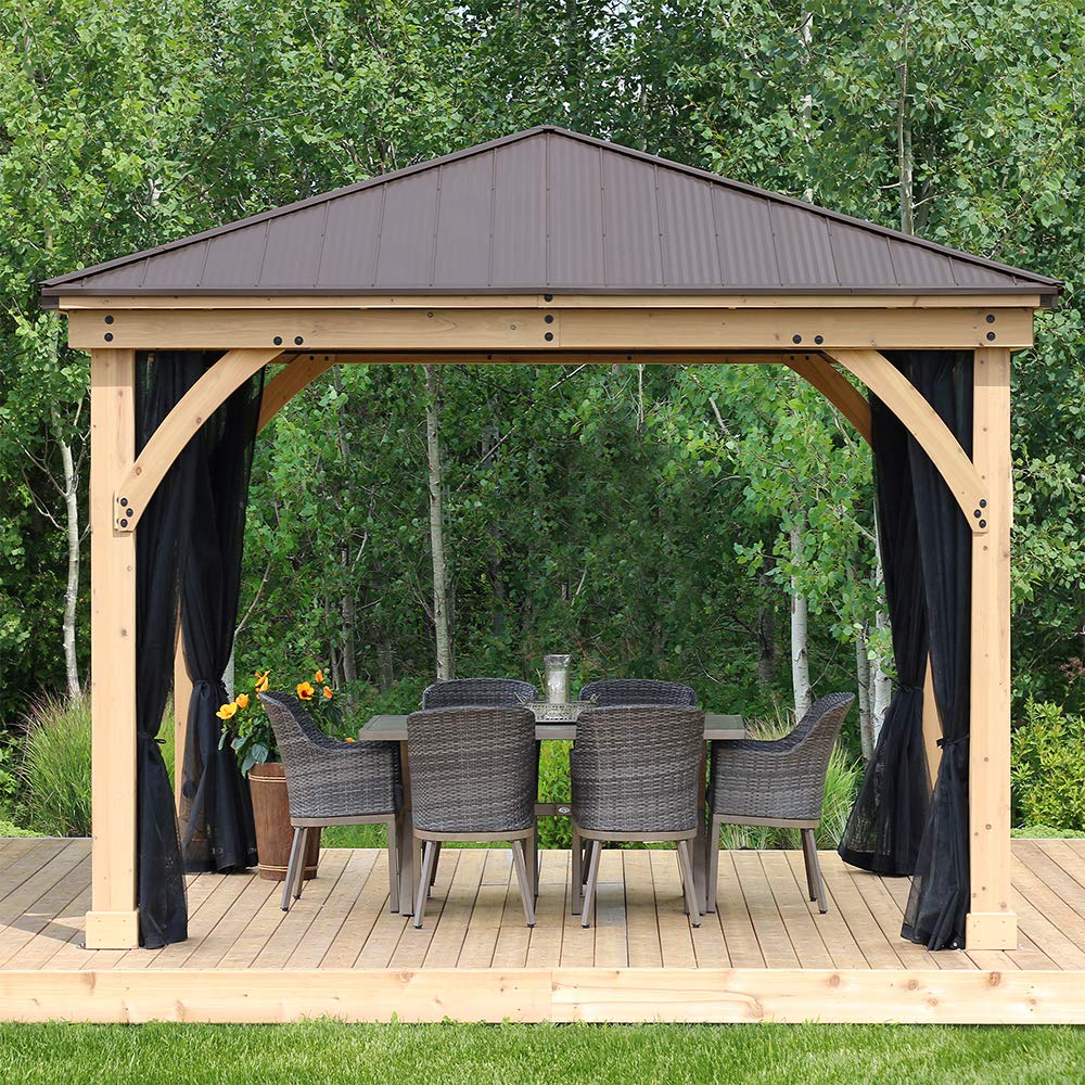 Yardistry 12' x 12' Meridian Mosquito Mesh