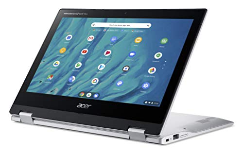 Acer Convertible Chromebook Spin 311, 11.6" HD IPS Touch, MediaTek MT8183 Processor, 4GB RAM, 32GB eMMC, Chrome OS, Silver, CP311-3H-K4S1