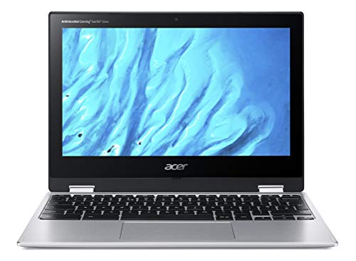 Acer Convertible Chromebook Spin 311, 11.6" HD IPS Touch, MediaTek MT8183 Processor, 4GB RAM, 32GB eMMC, Chrome OS, Silver, CP311-3H-K4S1