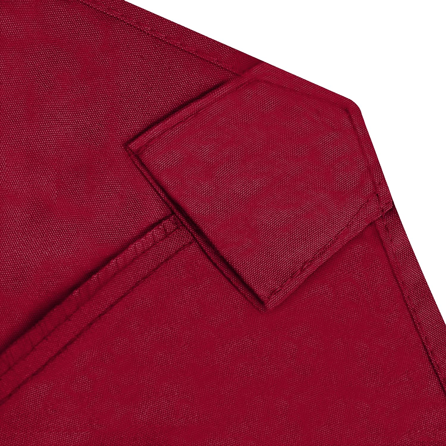 EliteShade USA 7.5FT Patio Umbrella Replacement Canopy Market Outdoor Umbrella Cover (CANOPY ONLY)(Burgundy)