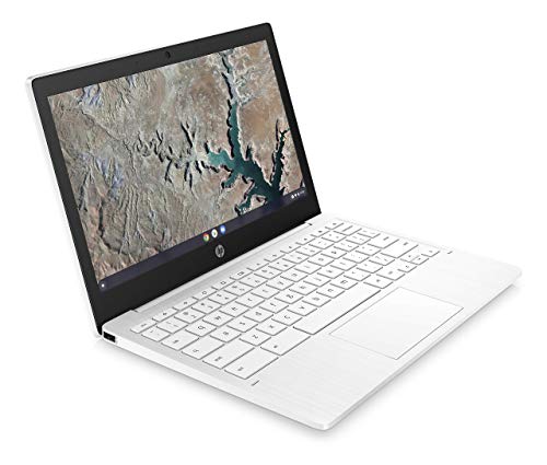HP Chromebook 11-inch Laptop, Touchscreen, MediaTek MT8183, MediaTek Integrated Graphics, 4 GB RAM, 32 GB eMMC Storage, Chrome (11a-na0050nr, Snow White) (Renewed)