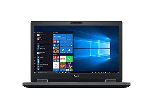 Dell Precision 7530 15.6-inch FHD Core i7-8850H 2.6GHz, 32GB RAM, 512GB SSD, Windows 10 Pro 64Bit, CAM (Renewed)