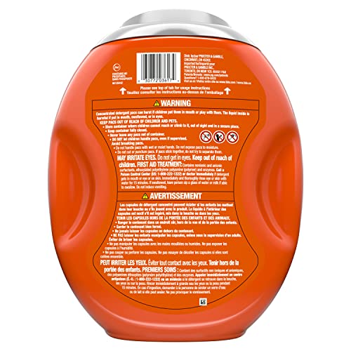 Tide PODS Liquid Laundry Detergent Soap Pacs, 4-n-1 with Febreze, HE Compatible, 85 Count, Lasting Freshness, Botanical Rain Scent