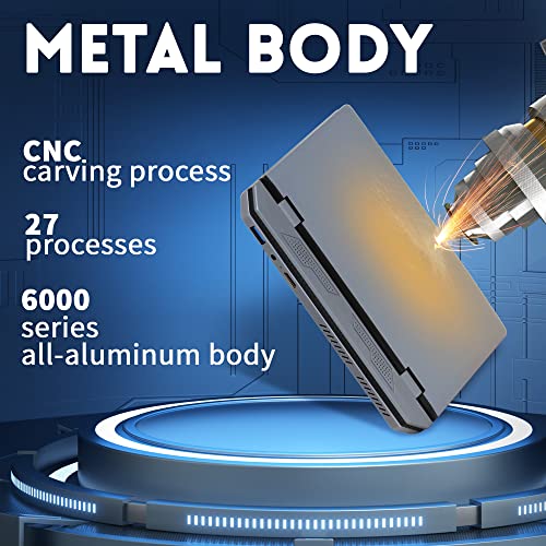 ZWYING 【Win 11/MS 2019office】 All Metal 7.0 inch Touch Screen Ultra-Light Mini Laptop High-Speed CPU J4105 12G RAM/512GB SSD High-Performance Notebook Computer (512GB SSD)