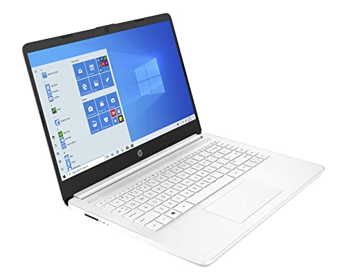HP 14z-fq000 Home & Business Laptop Snow White (AMD 3020e 2-Core, 8GB RAM, 128GB SSD, AMD Radeon, 14.0" HD (1366x768), WiFi, Bluetooth, Webcam, 2xUSB 3.1, 1xHDMI, SD Card, Win 11 Home) with Hub
