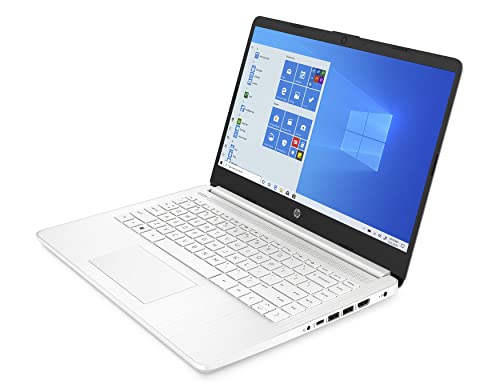 HP 14z-fq000 Home & Business Laptop Snow White (AMD 3020e 2-Core, 8GB RAM, 128GB SSD, AMD Radeon, 14.0" HD (1366x768), WiFi, Bluetooth, Webcam, 2xUSB 3.1, 1xHDMI, SD Card, Win 11 Home) with Hub