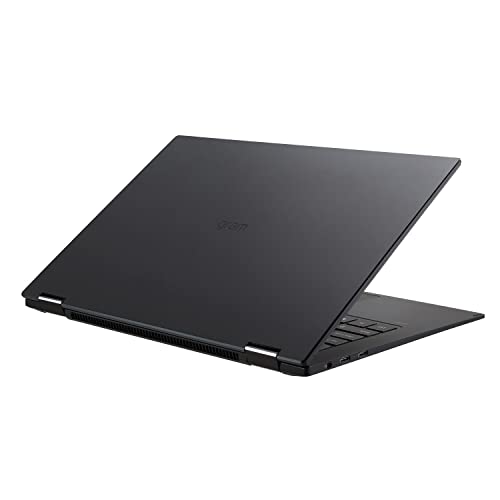 LG gram (2022) Laptop 14T90Q 2-in-1 14" Touchscreen, Intel Evo 12th Gen Core i5, 16GB RAM, 512GB SSD, Windows 11, Black