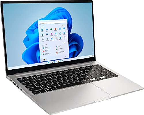 SAMSUNG [Windows 11] Galaxy Book 15.6" FHD Touchscreen Laptop, Intel Quad-Core i5-1135G7 (Beat i7-1065G7), 8GB LPDDR4X RAM, 256GB PCIe SSD, WiFi 6, Bluetooth, Webcam, Mystic Silver