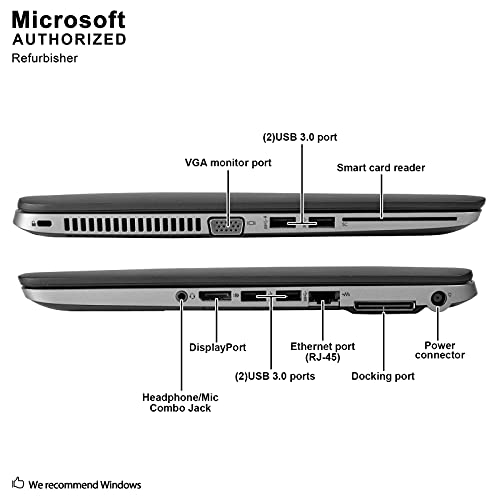 HP EliteBook 840 G2 14in Laptop, Core i5-5300U 2.3GHz, 16GB Ram, 256GB SSD, Windows 10 Pro 64bit, Webcam (Renewed)