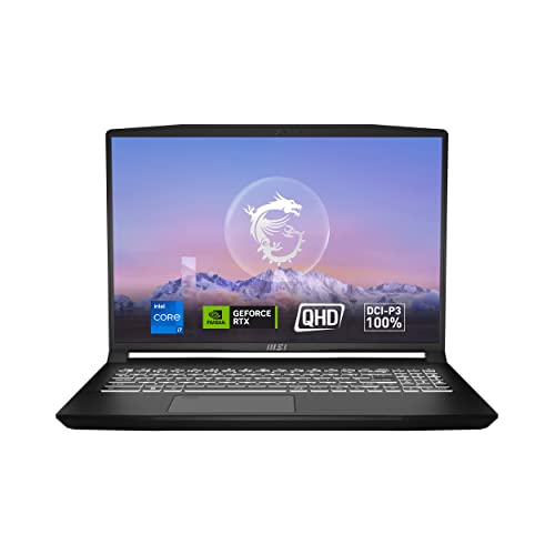 MSI Creator M16 16" 60Hz QHD+ Content Creation Laptop: Intel Core i7-13620H, RTX 4060, 32GB DDR5, 1TB NVMe SSD, 180-Degree Lay-Flat, USB 3.2 Type C, HDMI, Win 11 Home: Black B13VF-453US