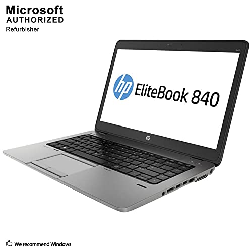 HP EliteBook 840 G2 14in Laptop, Core i5-5300U 2.3GHz, 16GB Ram, 256GB SSD, Windows 10 Pro 64bit, Webcam (Renewed)