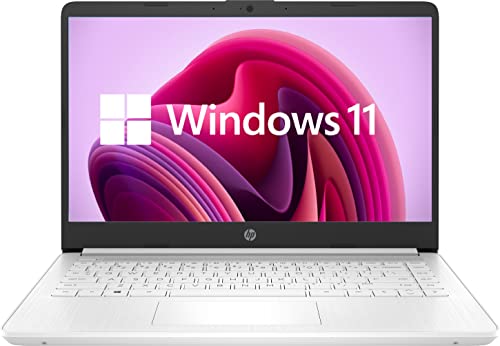 HP 2022 Stream 14inch HD Display, Intel Celeron N4120 Quad-Core Processor,4GB DDR4 Memory,128GB Storage(64GB eMMC+64GB Card),WiFi,Bluetooth, Webcam,HDMI,Microsoft 365, Win11 S, Snow White|TGCD Bundle