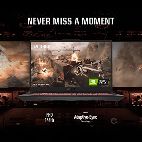 ASUS TUF Gaming A17 (2022) Gaming Laptop, 17.3β 144Hz FHD IPS-Type Display, AMD Ryzen 7 6800H CPU, GeForce RTX 3060 GPU, 16GB DDR5, 512GB PCIe SSD, Wi-Fi 6, Windows 11 Home, Mecha Gray, FA707RM-ES73