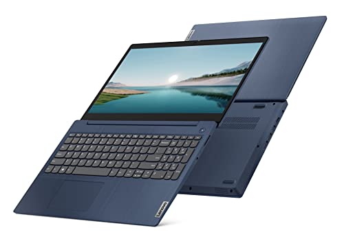 Lenovo Ideapad 3i Laptop, 15.6" FHD Display, 11th Gen Intel Core i3-1115G4, 8GB RAM, 128GB PCIe SSD, Webcam, HDMI, Wi-Fi, Fingerprint Reader, Bluetooth, Windows 11 Home, Abyss Blue