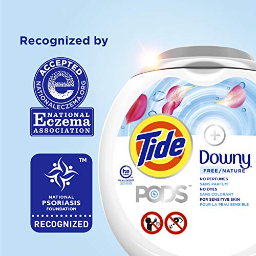 Tide Pods + Downy Free, Laundry Detergent Soap Pods, 61 Count