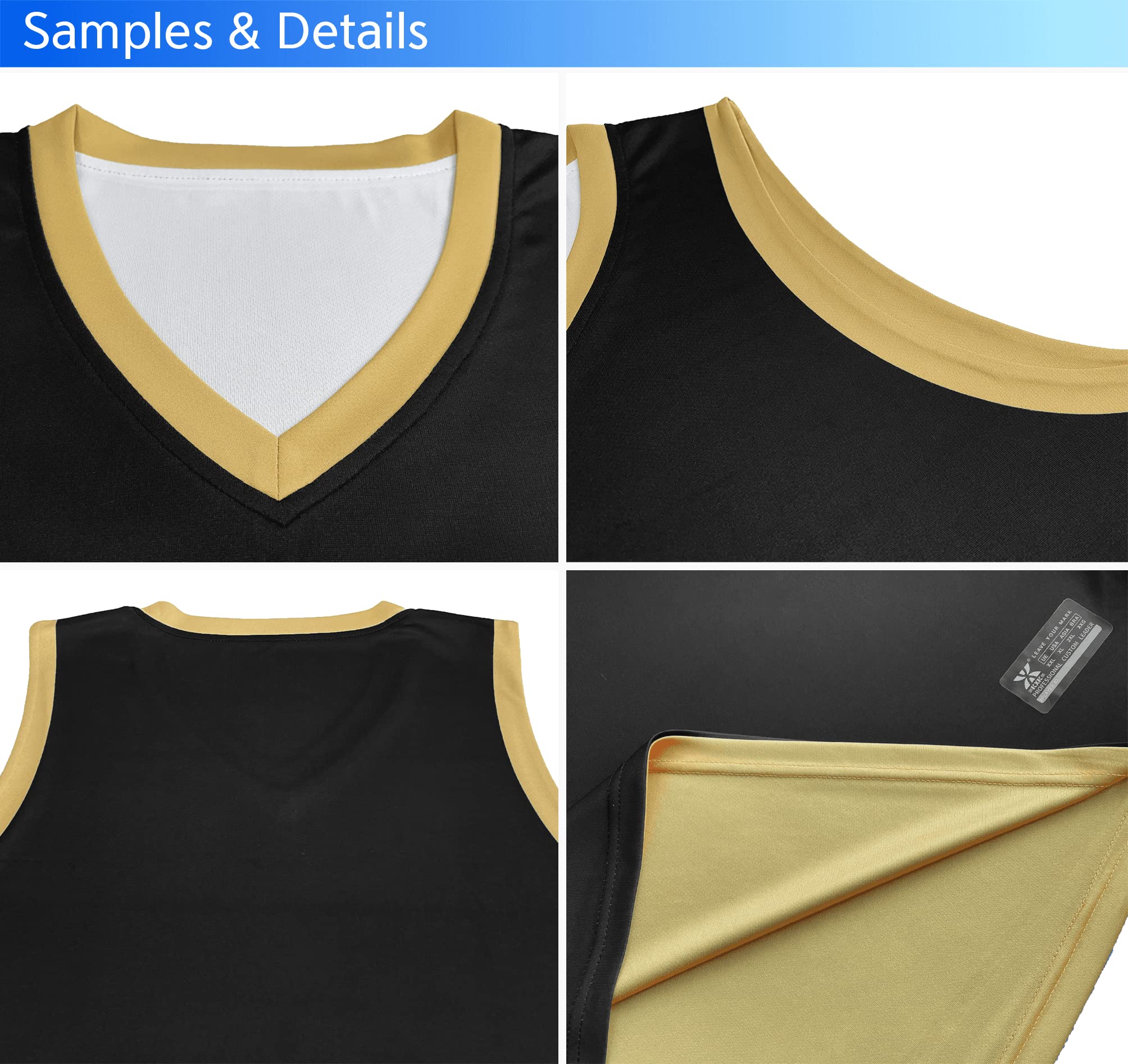 KXK Men's Blank Reversible Basketball Jersey Team Uniform Athletic Hip Hop Basketball Shirts S-4XL Black/White