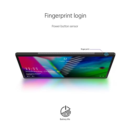 ASUS VivoBook 13 Slate OLED 2-in-1 Laptop, 13.3" FHD OLED Touch Display, Intel Pentium N6000 Quad-Core CPU, 4GB RAM, 128GB eMMC, Windows 11 Home in S Mode, Black, T3300KA-DH21T