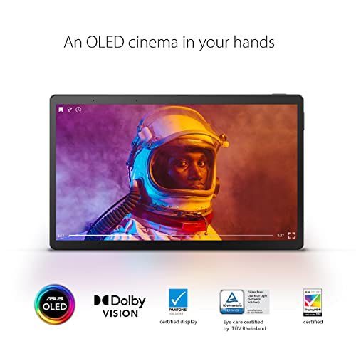 ASUS VivoBook 13 Slate OLED 2-in-1 Laptop, 13.3" FHD OLED Touch Display, Intel Pentium N6000 Quad-Core CPU, 4GB RAM, 128GB eMMC, Windows 11 Home in S Mode, Black, T3300KA-DH21T
