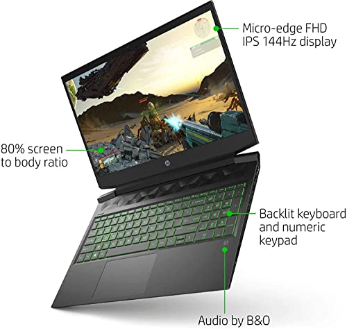 HP Pavilion 16.1 inch Gaming Laptop (1920x1080) FHD 144Hz , Intel CoreĀ i5-10300H, NVIDIA GeForce GTX 1660 Ti with Max-Q Design, 8GB RAM, 512GB SSD+32GB Optane, Windows 10 Home