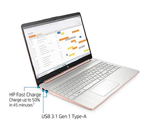 HP 15.6" Ryzen 5 8GB/256GB Laptop-Rose Gold