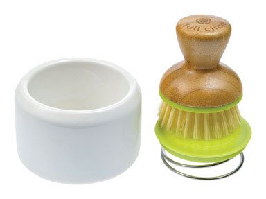 Full Circle Home - Bubble Up Soap Dispenser and Dish Brush Set - White - 1 Count